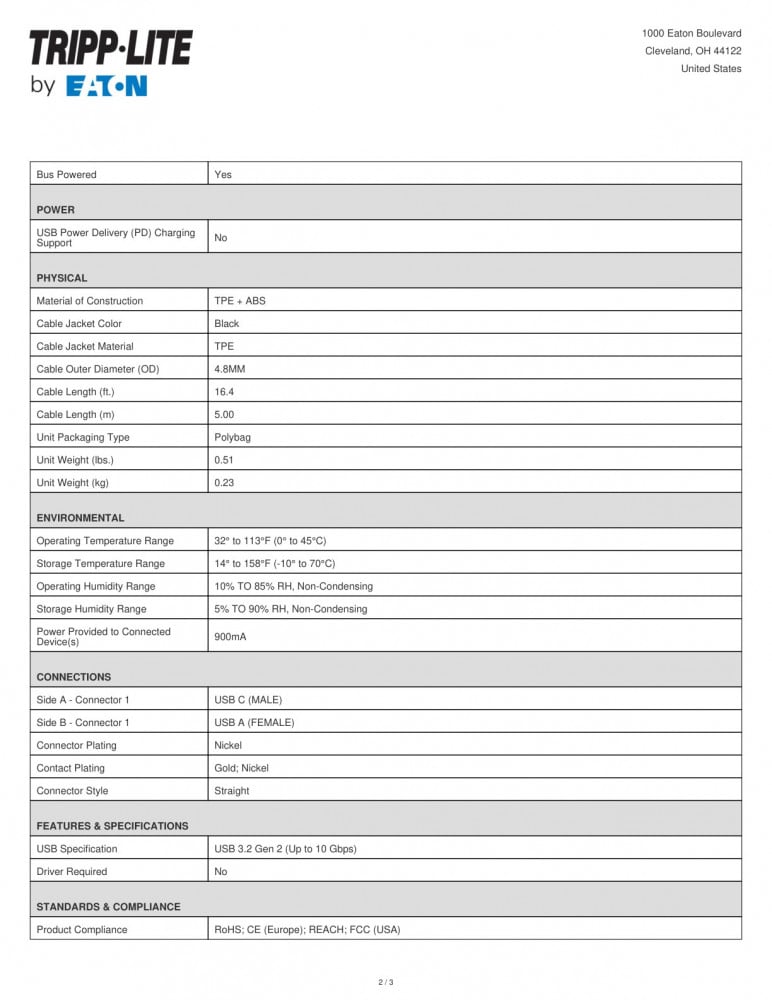 U330-05M-C2A-G2 technical document page 2