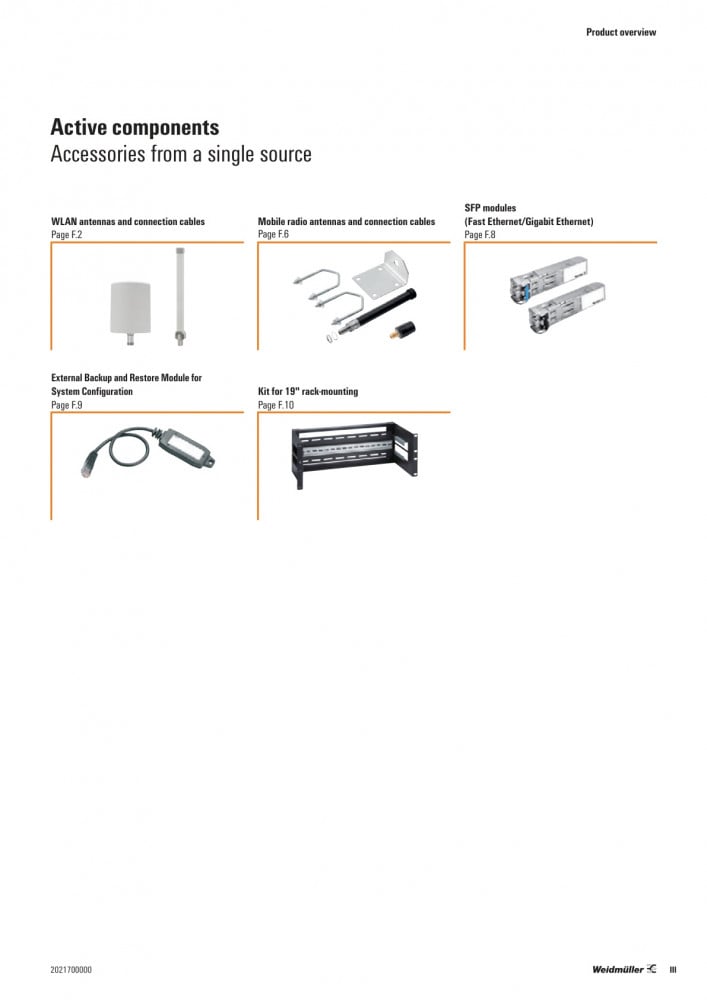 WEIDMULLER catalogue page 5