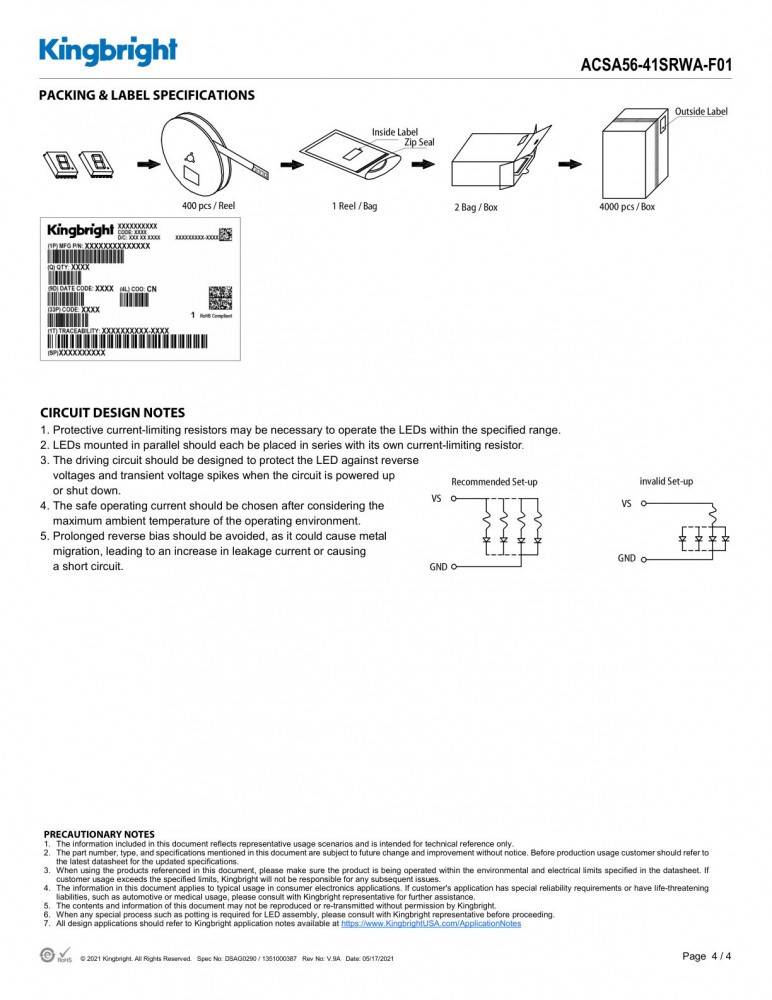 ACSA56-41SRWA-F01 datasheet page 4