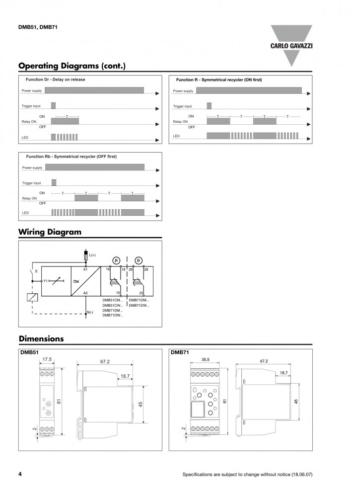 DMB51CM24 technical document, page 4