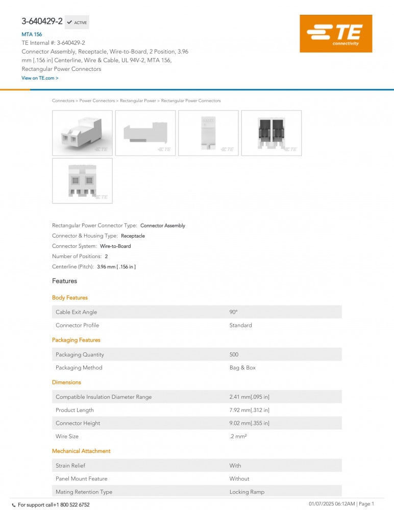 3-640429-2 technical document page 1