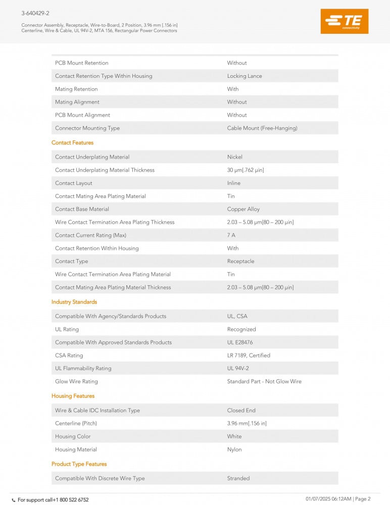 3-640429-2 technical document page 2