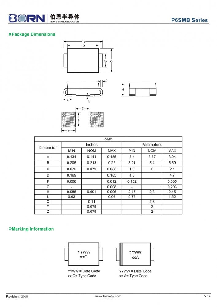 P6SMB440CA datasheet page 5