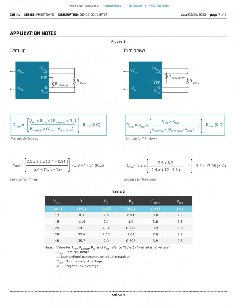 CUI PRQE75W-D datasheet page 7