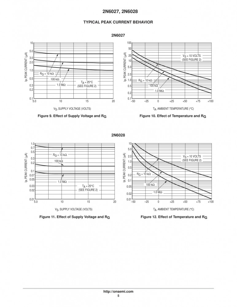 2N6027 datasheet preview, page 5