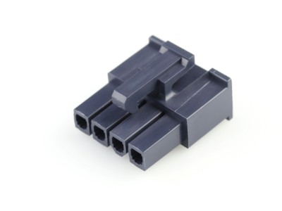 Mini-Fit Versa Color Receptacle Housing, Dual Row, Nylon 6/6 UL 94V-0, 10 Circuits, Glow-Wire Capable, Blue