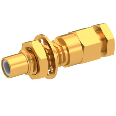 SMC / STRAIGHT PLUG FEMALE SOLDER CLAMP FOR .085''/50 SR GOLD