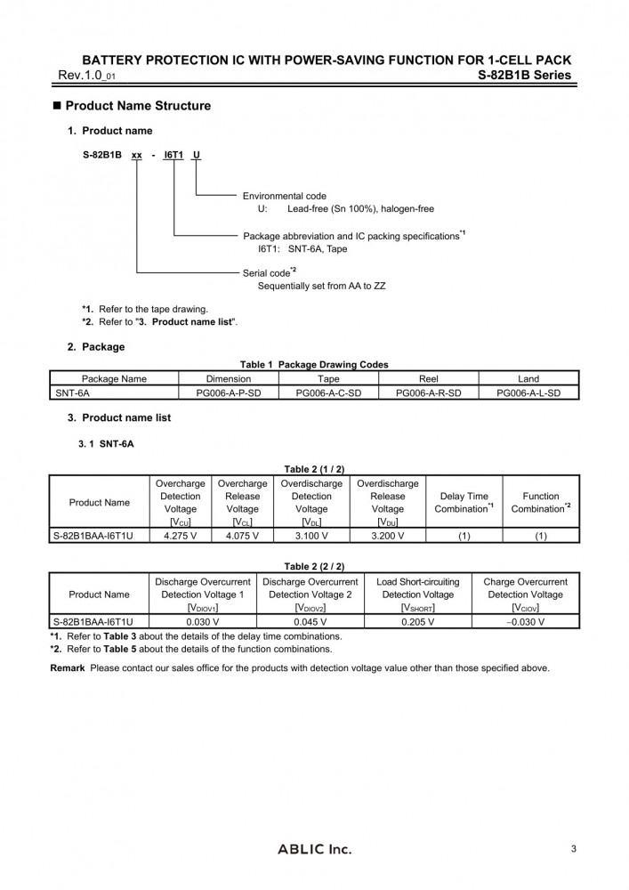 S-82B1B datasheet page 3