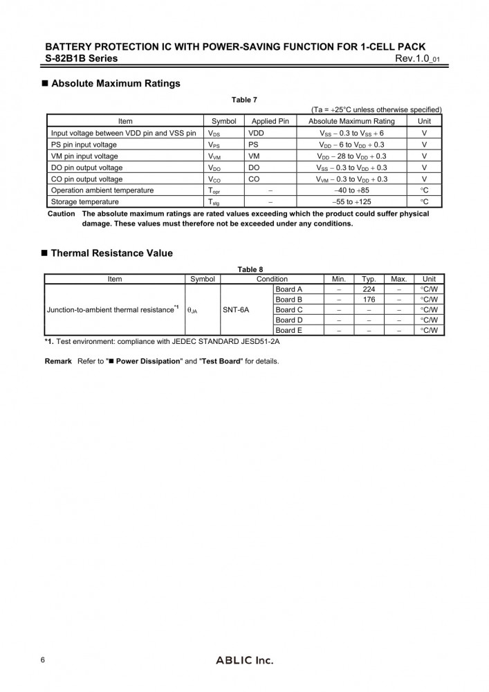S-82B1B datasheet page 6
