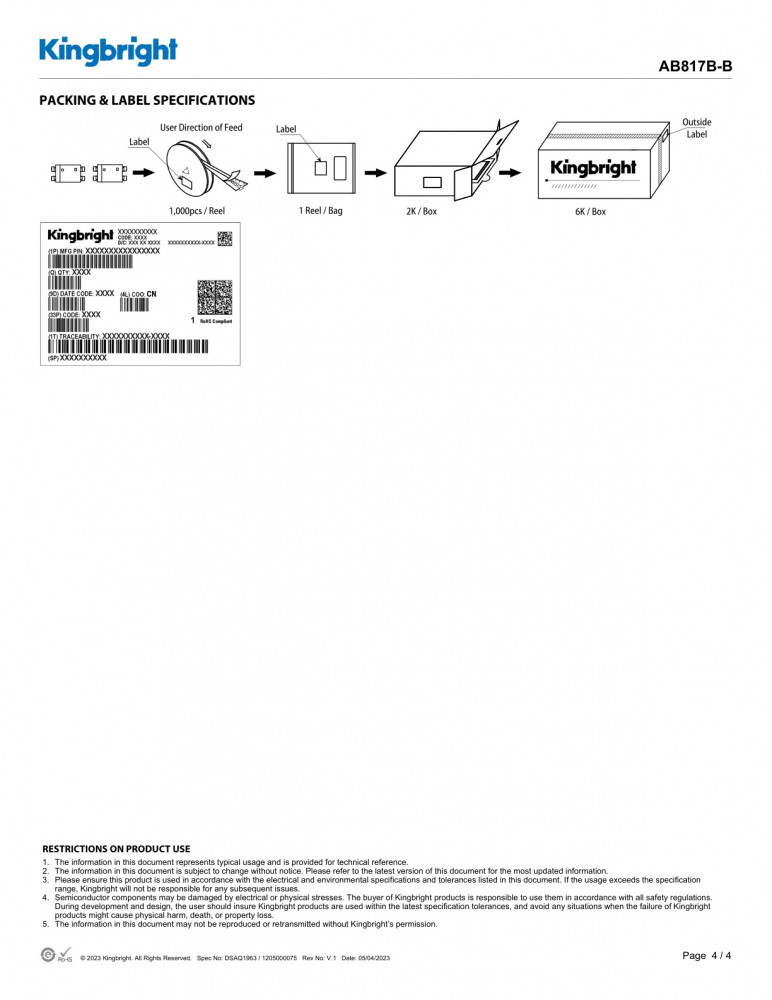 AB817B-B datasheet page 4