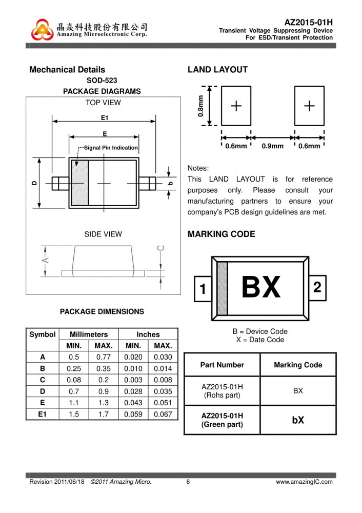 AZ2015-01H datasheet page 6