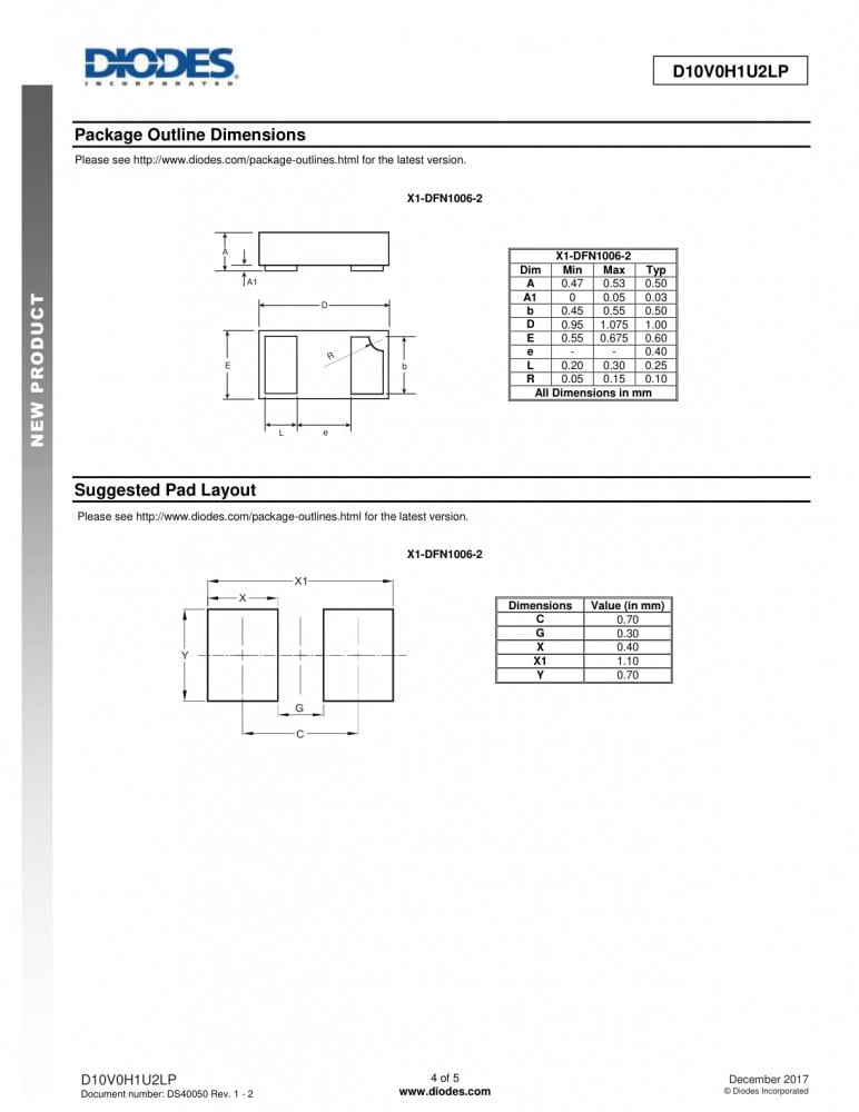 D10V0H1U2LP-7B datasheet page 4