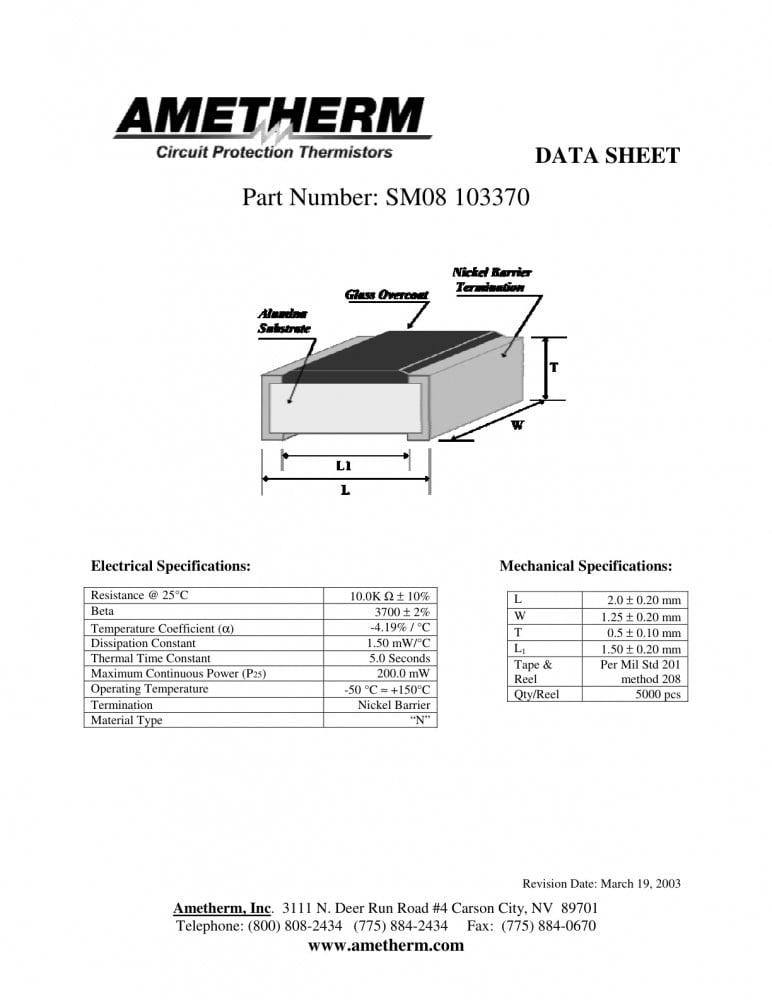 SM08 103370 technical document preview