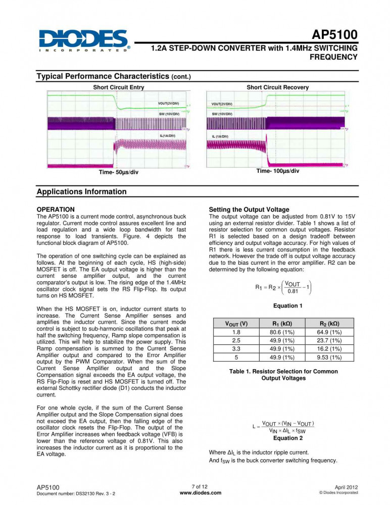 AP5100WG-7 datasheet page 7
