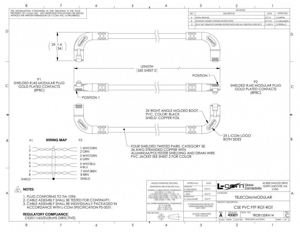 TRD815SRA14BLK-2 technical document page 1