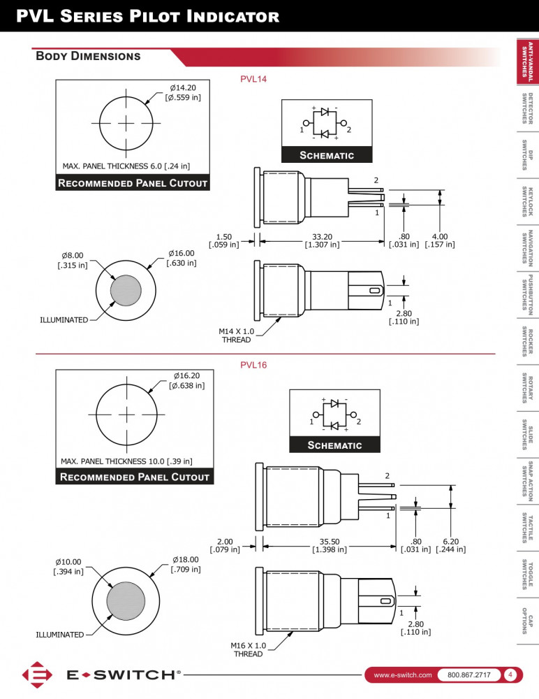 PVL series product document, page 4