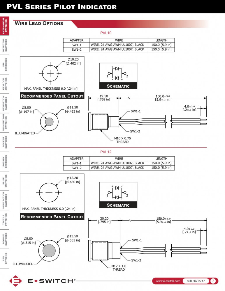 PVL series product document, page 7