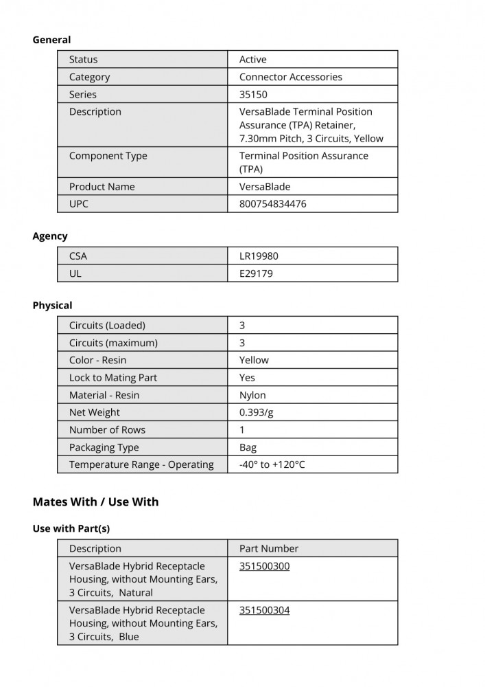 351500393 product document image, page 2