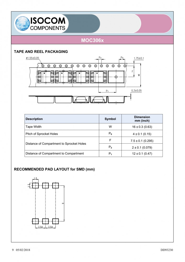 MOC3063 datasheet page 9