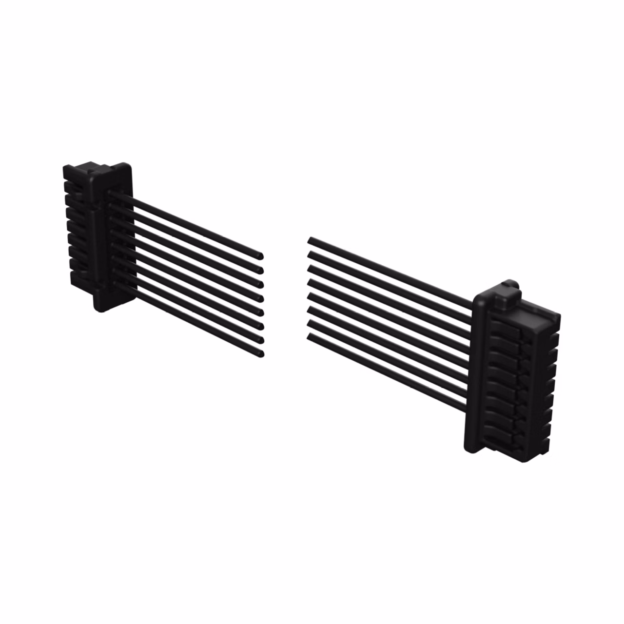 OneBlade-to-OneBlade Off-the-Shelf (OTS) Cable Assembly, 1.00mm Pitch, Single Row, 600.00mm Length, Tin (Sn) Plating, 8 Circuits, Black for sale