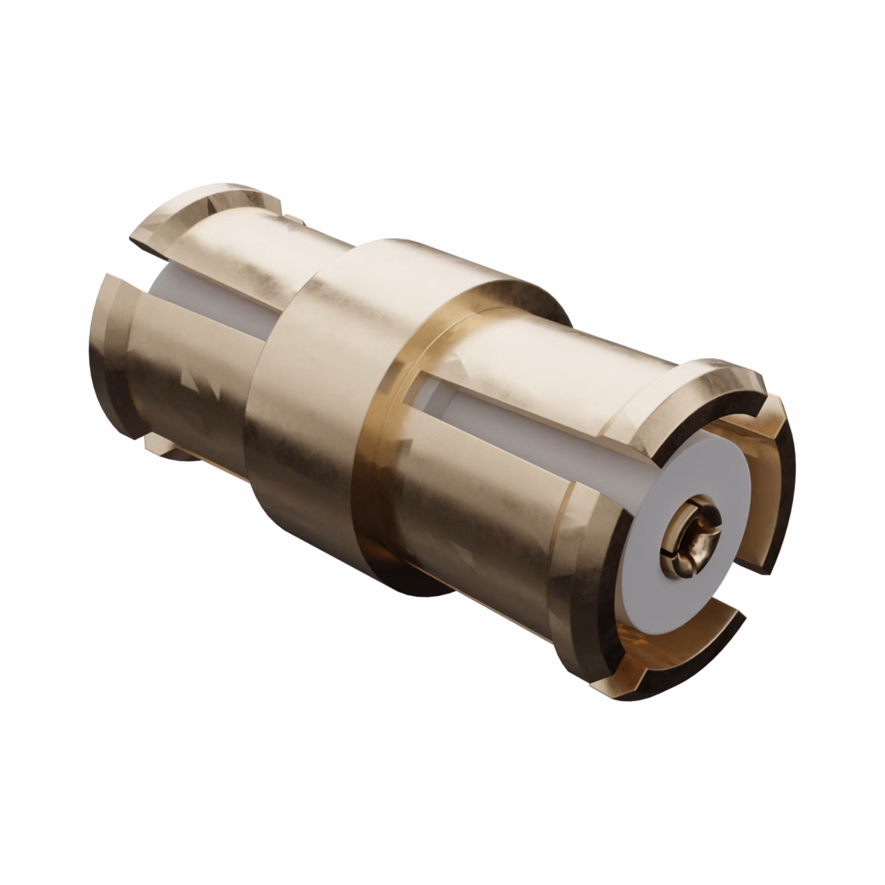 SMP Jack-to-SMP Jack Adapter, Straight, 7.39mm Length, 0.75µm Gold (Au) Plating, One Piece Per Bag, 50 Ohms for sale