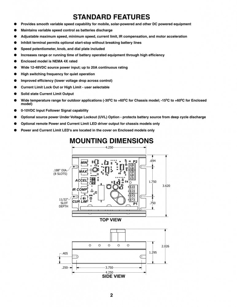 DART 65E Series manual page 3