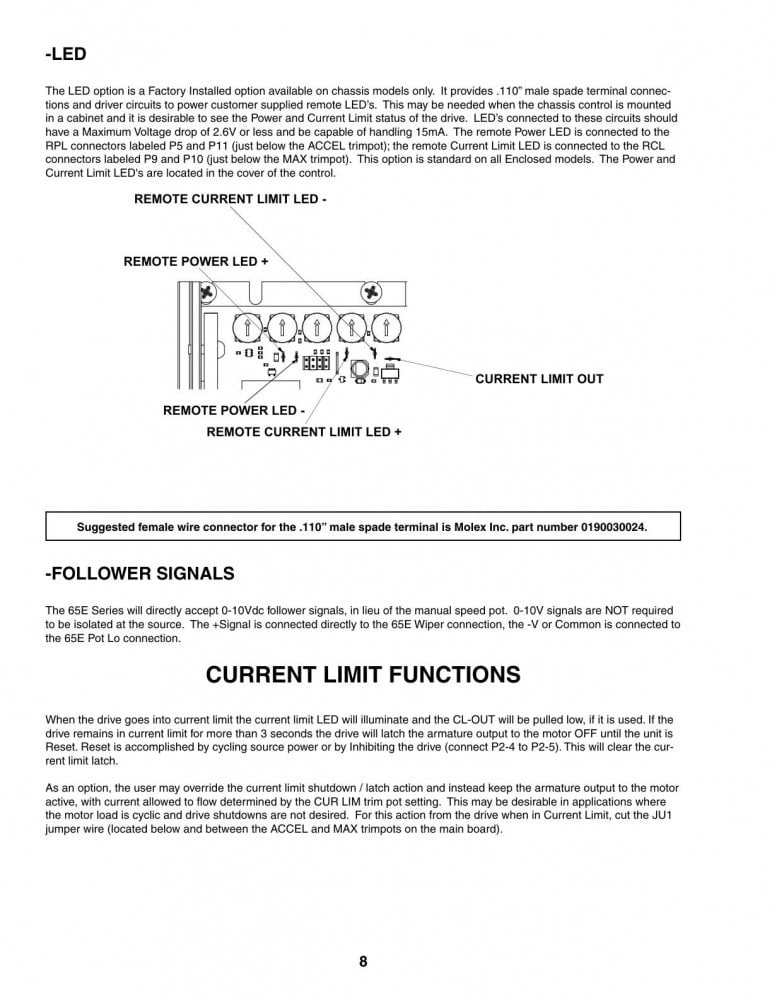 DART 65E Series manual page 9