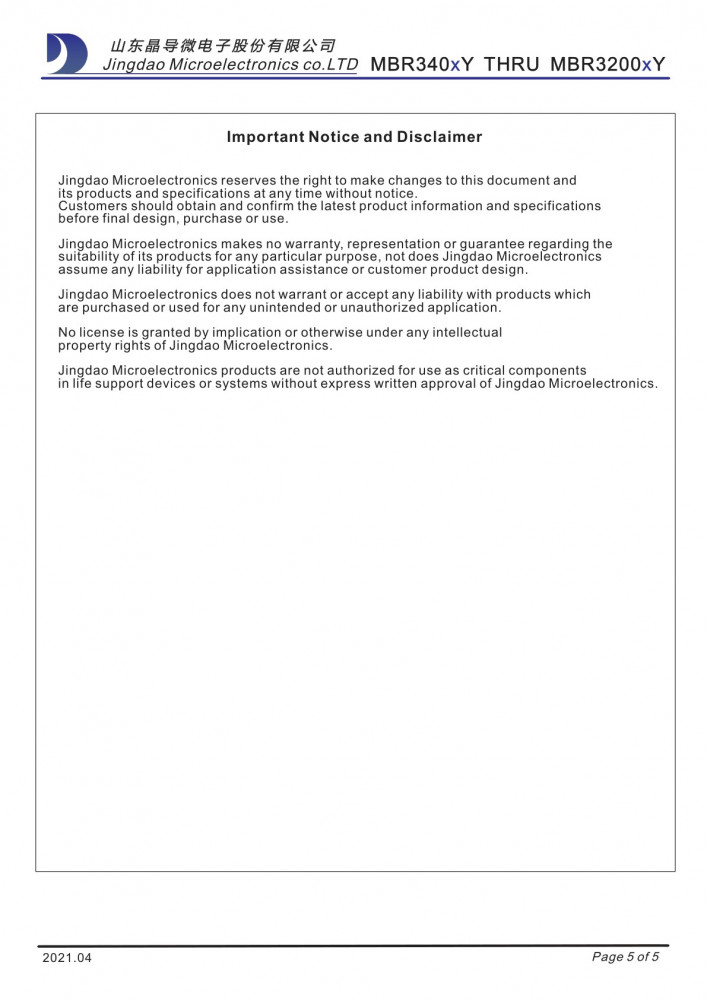 MBR360DY datasheet page 5