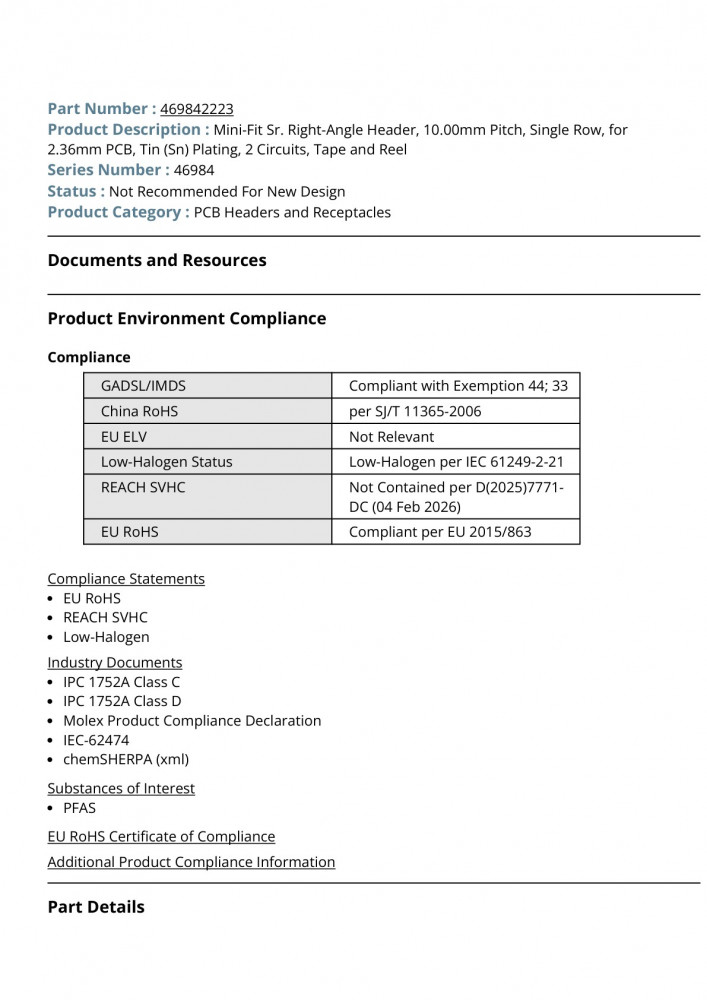 Product document preview, page 1