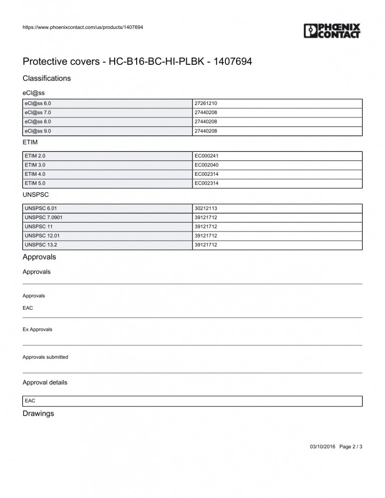 Phoenix Contact 1407694 product document page 2