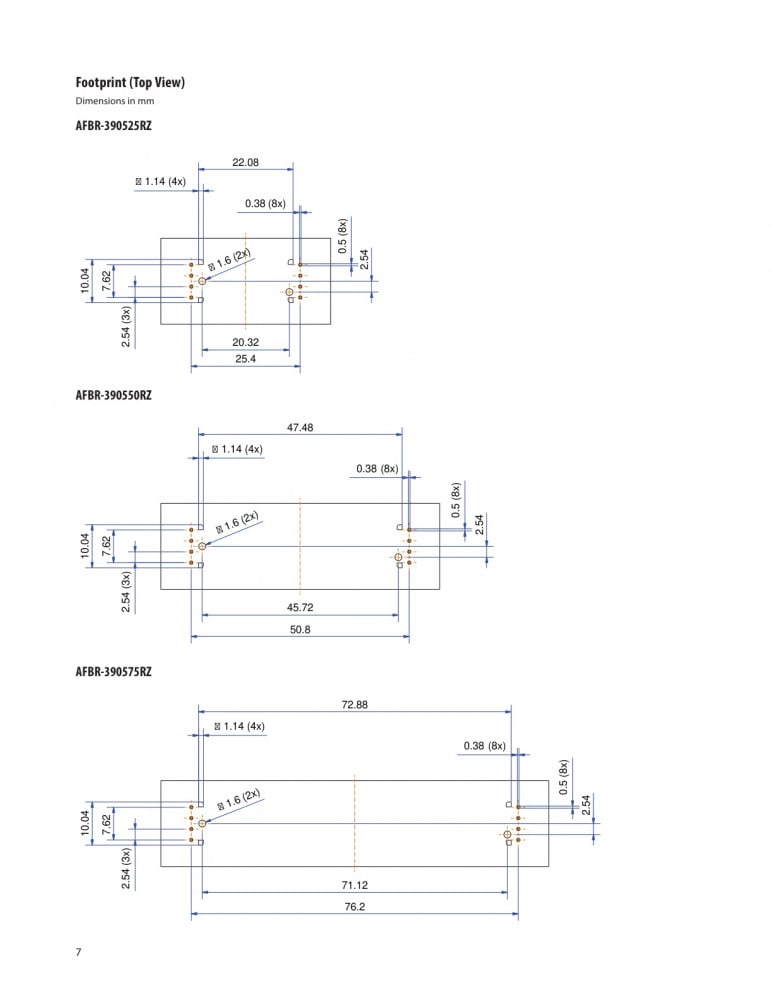AFBR-390550RZ datasheet page 7