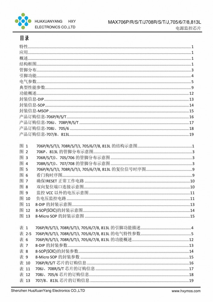 MAX706TCSA-HXY datasheet page 2