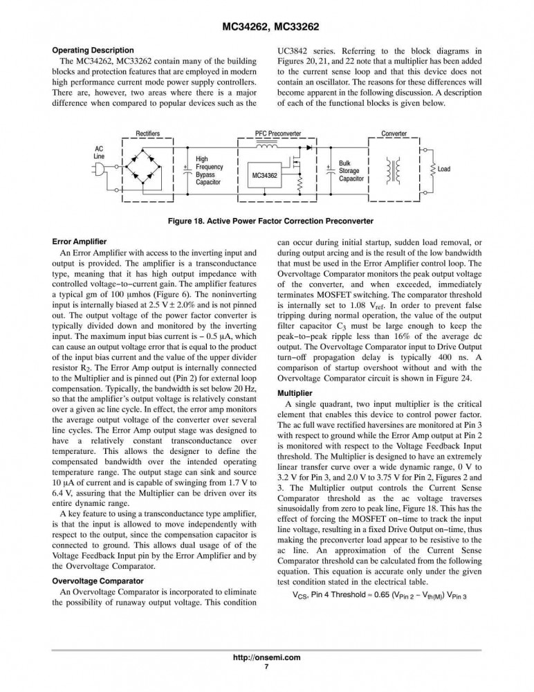 MC33262 datasheet preview, page 7