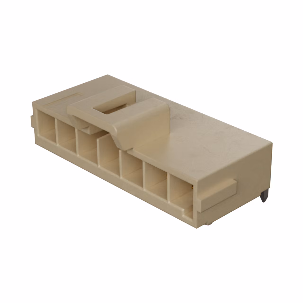 Ultra-Fit Right-Angle Header, 3.50mm Pitch, Single Row, 7 Circuits, 0.38µm Gold (Au) Plating, Natural, Glow-Wire Capable, Tray for sale