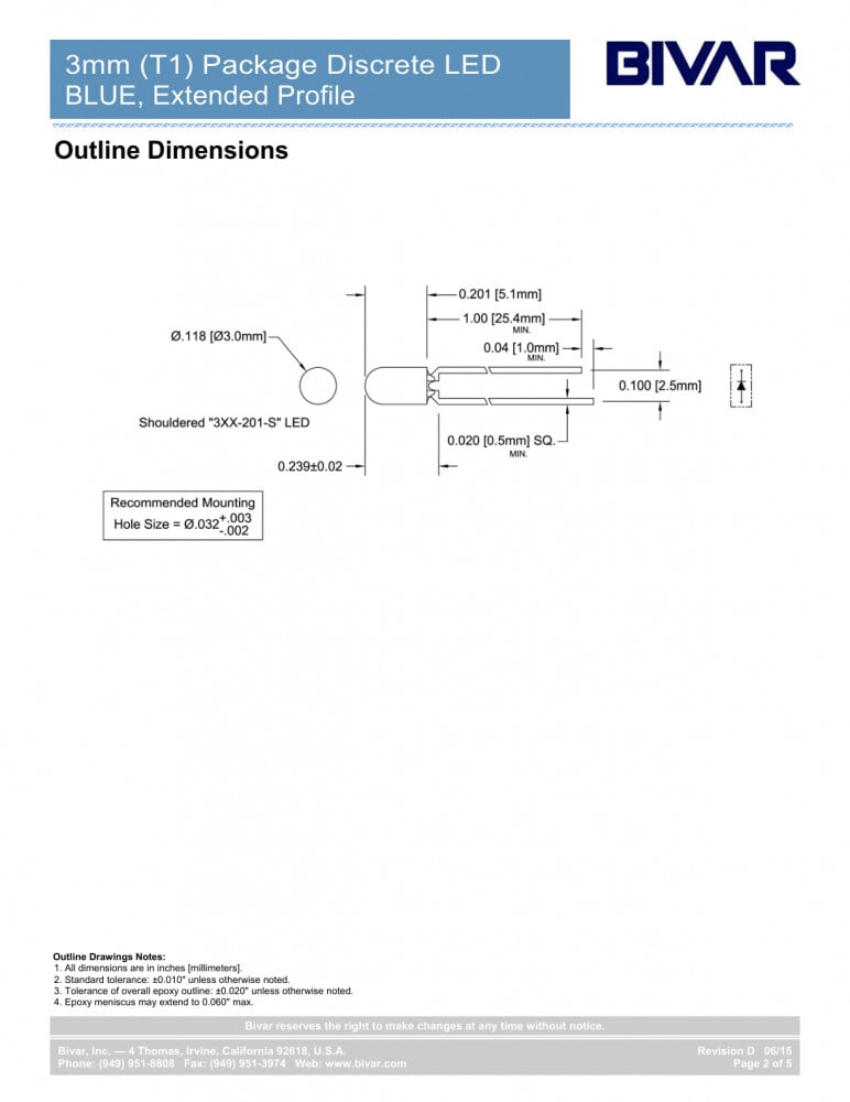 3BWD-201 datasheet page 2