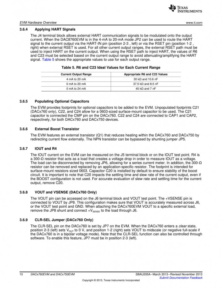 DACx760EVM document preview, page 10