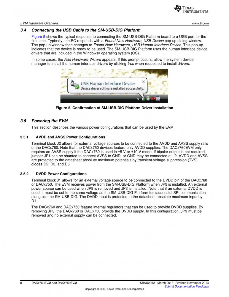 DACx760EVM document preview, page 8