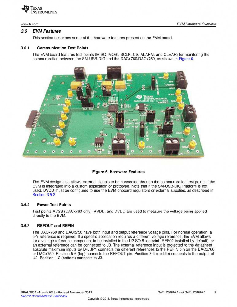 DACx760EVM document preview, page 9