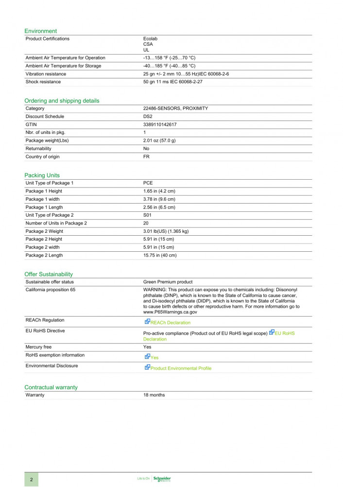 XS8E1A1PBL01M12 technical document page 2