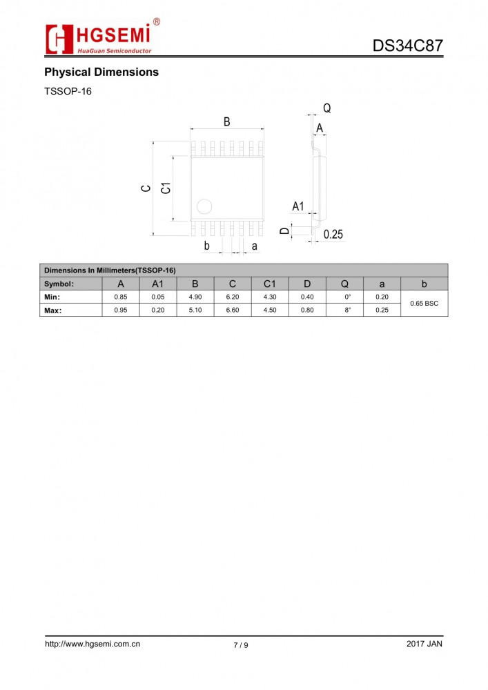 DS34C87N datasheet page 7