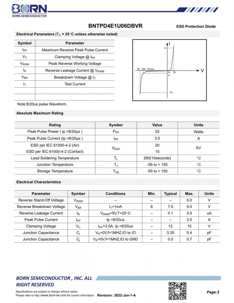 BNTPD4E1U06DBVR datasheet page 2