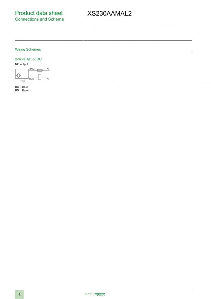 XS230AAMAL2 technical document page 6