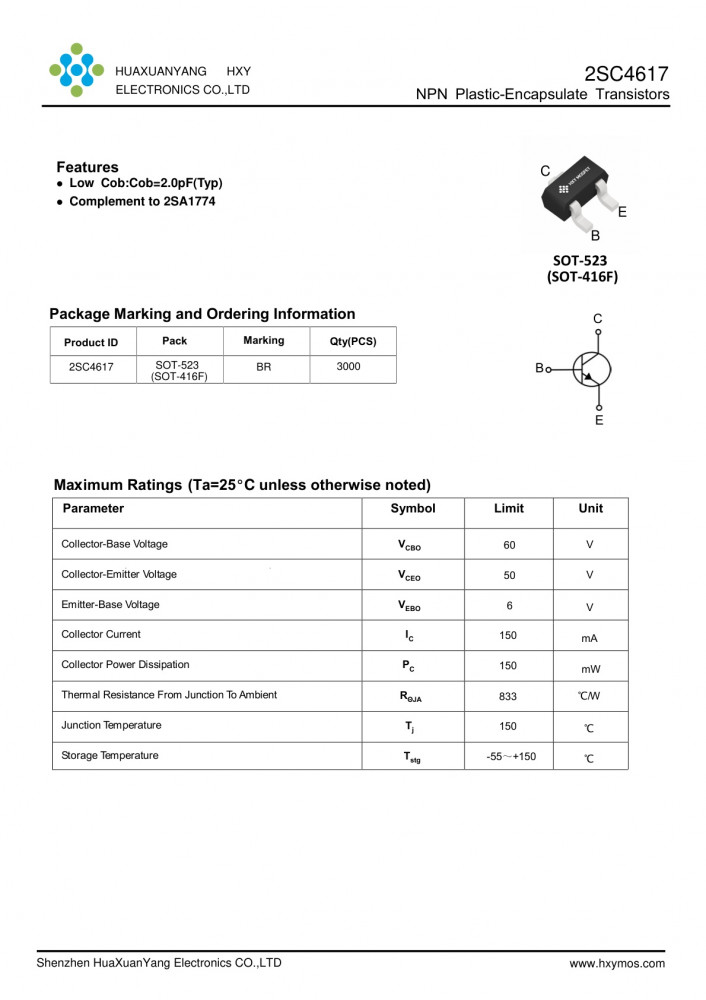 2SC4617 datasheet page 1