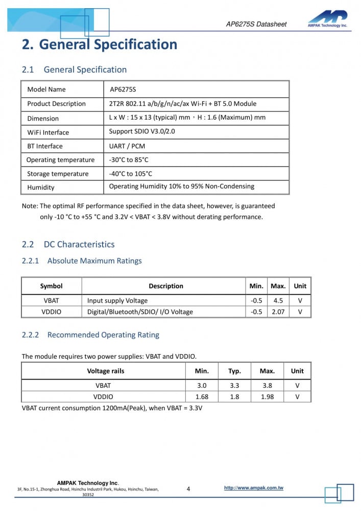 AP6275S datasheet page 7