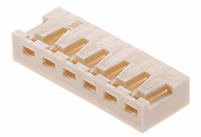 2.00mm Pitch, Board-In Crimp Housing, Right-Angle and Vertical, 16 Circuits, Natural