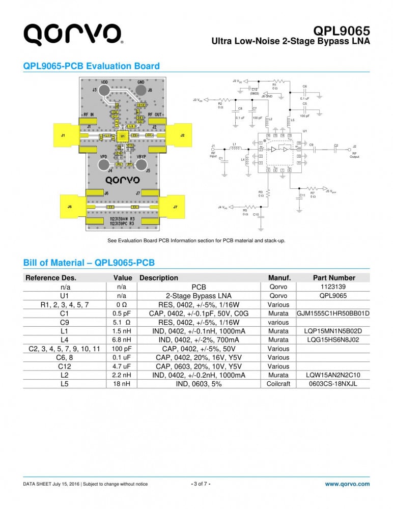 QPL9065 technical document page 3