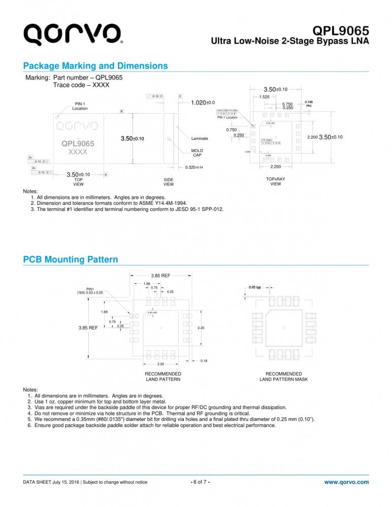 QPL9065 technical document page 6