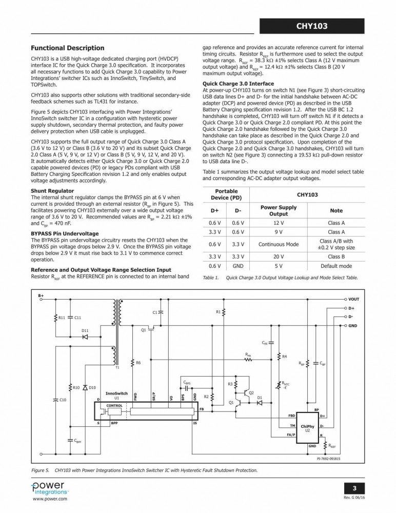CHY103D-TL technical document page 3