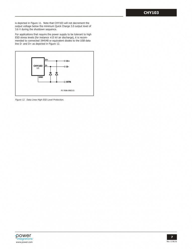 CHY103D-TL technical document page 7