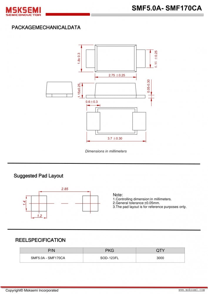 SMF5.0A datasheet page 5
